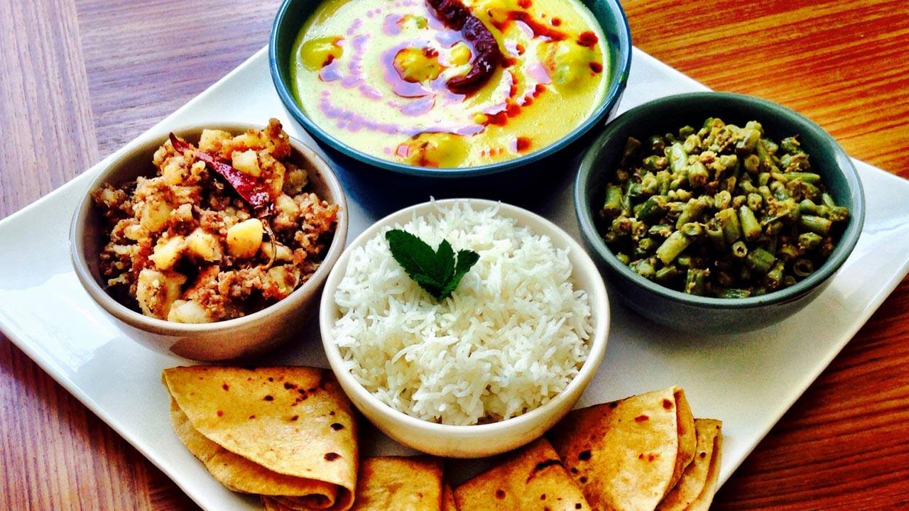 Healthy Lunch Ideas Indian Veg Vegetarian Millet Kala Lobia Chana